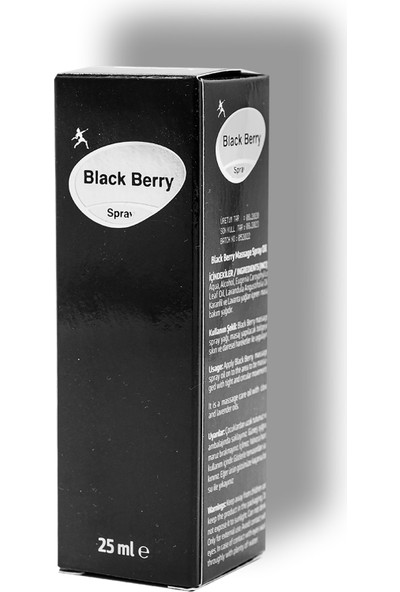 Black Berry Massage Sprey Oil 25 Ml Black Berry Massage Sprey Oil 25 Ml