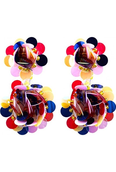 Fengyi Alaşım Pullu Çiçek Kolye Küpeler (Yurt Dışından) Fengyi Alaşım Pullu Çiçek Kolye Küpeler (Yurt Dışından)