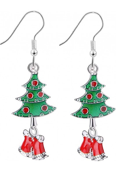 Fengyi Küpeler Noel Küpeleri 1 Çift Küpeler Noel Alaşım Takı Gümüş Yeşil (Yurt Dışından) Fengyi Küpeler Noel Küpeleri 1 Çift Küpeler Noel Alaşım Takı Gümüş Yeşil (Yurt Dışından)