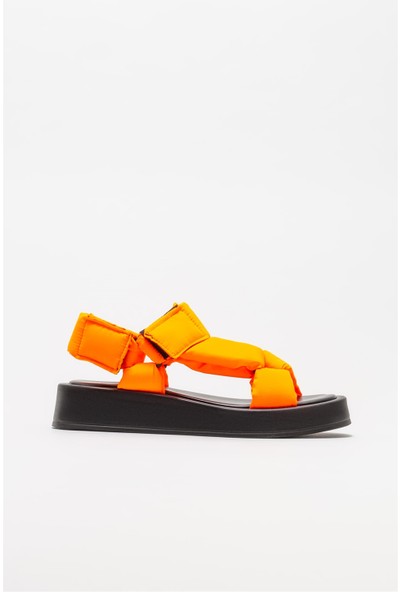 Elle Shoes Turuncu Kadın Spor Sandalet