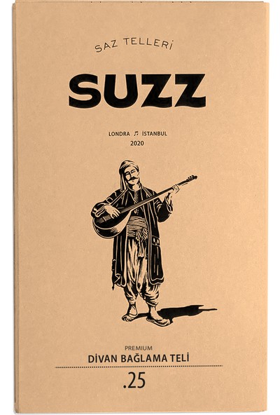 Suzz Premium Divan Bağlama Teli 0.25 Suzz Premium Divan Bağlama Teli 0.25