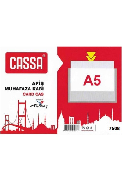 Cassa 148X210 mm Afiş Muhafıza Kabı Cassa 148X210 mm Afiş Muhafıza Kabı