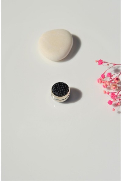 Sacce Scarves&Accessories Tesettür Için Şal Eşarp Mıknatısı Siyah