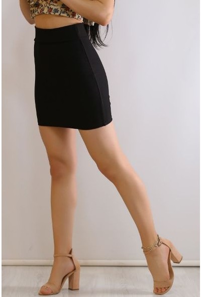 Kadın Etek Mini Kalem Siyah - 1212.316. Kadın Etek Mini Kalem Siyah - 1212.316.