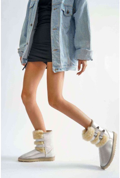 Trendella Kışlık Kürklü Bayan Bot TR0200A