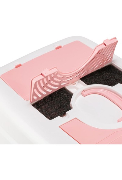 Xnews Büyük Kapalı Kedi Tuvaleti Mavi- Xnews Büyük Kapalı Kedi Tuvaleti Mavi-