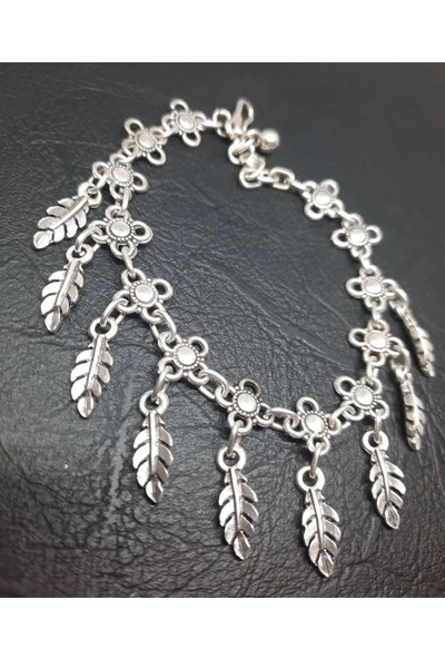 imren aksesuar Antik Gümüş Kaplamalı IMREN803 El Yapımı Ayarlanabilir Hal Hal