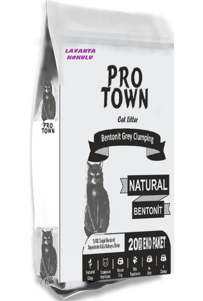 Pro Town Pro Town Lavanta Kokulu Ince Taneli Topaklanan Kedi Kumu 20 Lt Pro Town Pro Town Lavanta Kokulu Ince Taneli Topaklanan Kedi Kumu 20 Lt