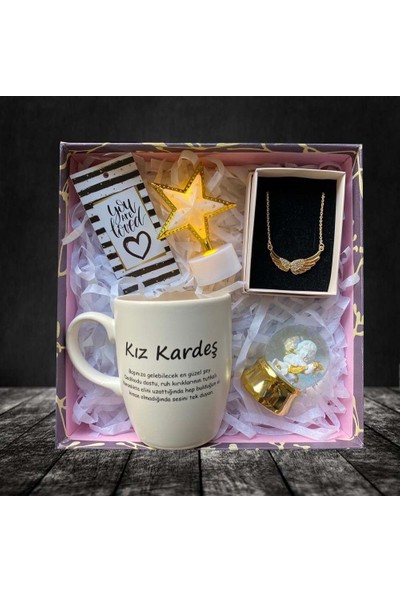 Regalo Kız Kardeş Melek Temalı Hediye Seti Regalo Kız Kardeş Melek Temalı Hediye Seti