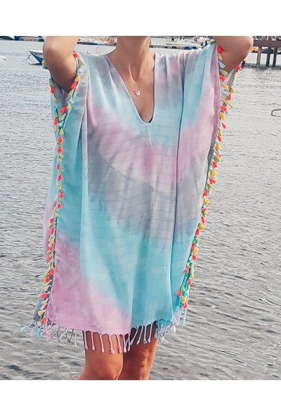 Lady Special Kadın Batik Plaj Elbisesi Pareo Lady Special Kadın Batik Plaj Elbisesi Pareo