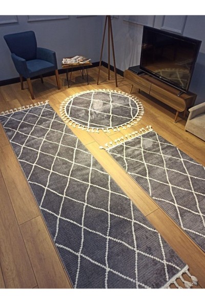 Türkmen Halı Kaliteli Pamuk Yumuşacık Dokulu Salon Ve Yatak Odası Halısı Türkmen Halı Havana Hv01 Antrasit Türkmen Halı Kaliteli Pamuk Yumuşacık Dokulu Salon Ve Yatak Odası Halısı Türkmen Halı Havana Hv01 Antrasit