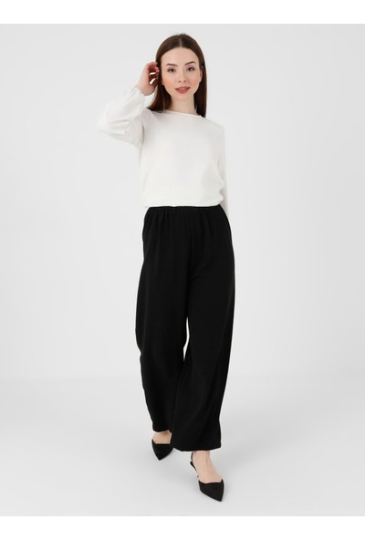 Loreen Bol Paça Pantolon Siyah Loreen Bol Paça Pantolon Siyah