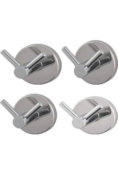 Fnd Home Paslanmaz Bornoz Askılık 4'lü Set