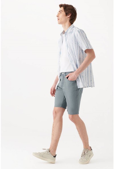 Mavi Erkek Renkli Şort