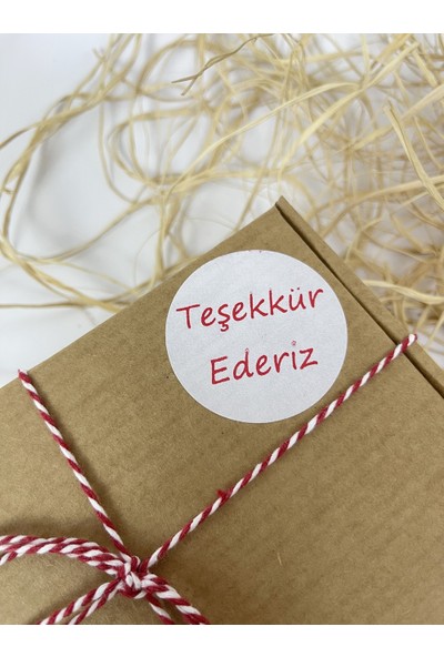 Butik Sosyetik Teşekkür Ederiz 50 mm Beyaz Yuvarlak Sticker Etiket 100 Adet Butik Sosyetik Teşekkür Ederiz 50 mm Beyaz Yuvarlak Sticker Etiket 100 Adet