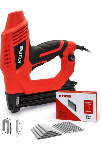 Kobb Kbz90 15-25 mm Zımba Ve 15-32 mm Profesyonel Çivi Çakma Makinesi + 3000 Adet Yedek Zımba Ve Çivi Kobb Kbz90 15-25 mm Zımba Ve 15-32 mm Profesyonel Çivi Çakma Makinesi + 3000 Adet Yedek Zımba Ve Çivi