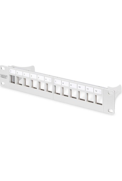 Assmann Digitus DN-91419 12 Port 1u Rack Mount Beyaz Patch Panel Assmann Digitus DN-91419 12 Port 1u Rack Mount Beyaz Patch Panel