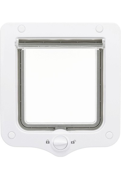 Petzz Trixie Kedi Kapısı, Çift Yönlü, 20 x 22 Cm, Beyaz Petzz Trixie Kedi Kapısı, Çift Yönlü, 20 x 22 Cm, Beyaz