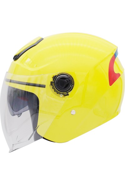 Rsv 618 Güneş Vizörlü Açık Kask (Sarı) Rsv 618 Güneş Vizörlü Açık Kask (Sarı)