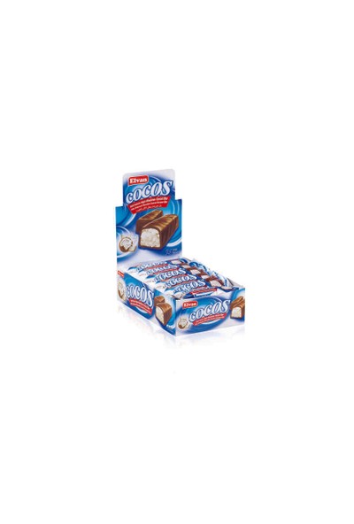 Elvan Cocos 24 gr x 24 Adet (1 Kutu) Elvan Cocos 24 gr x 24 Adet (1 Kutu)