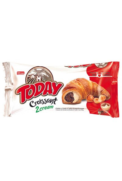 Elvan Today Kruvasan Çikolatalı Vanilyalı 40 gr x 20 Adet (1 Kutu) Elvan Today Kruvasan Çikolatalı Vanilyalı 40 gr x 20 Adet (1 Kutu)