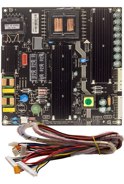 Powermaster 43-60 Lcd/led Besleme (Siyah ZEMİN)-SL-Q165W Unıversal Kablo Dahil