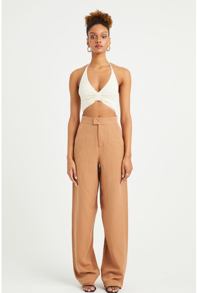 Iamnotbasic Chelsea Pantolon - Açık Kahverengi