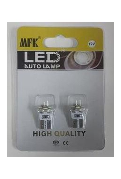 Mfk T10 Dipsiz LED Tavan/park/plaka Ampulü 2 Adet (1 Takım) Mfk T10 Dipsiz LED Tavan/park/plaka Ampulü 2 Adet (1 Takım)