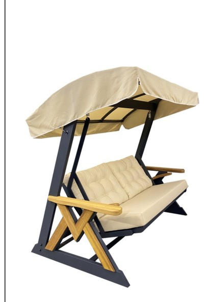 Magic Face Metal Bahçe ve Balkon Salıncağı 3-4 Kişilik Magic Face Metal Bahçe ve Balkon Salıncağı 3-4 Kişilik