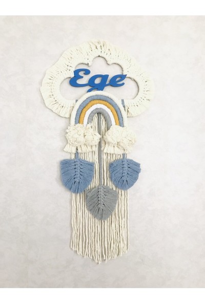 örgü dünyası tasarımları Makrome Kapı Süsü, El Yapımı Ürünler, Bebek Odası Için Kapı Süsü, Kişiye Özel El Yapımı Makrome