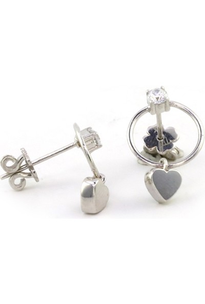 Altın Kaynak Store 14 Ayar Kalpli Altın Küpe