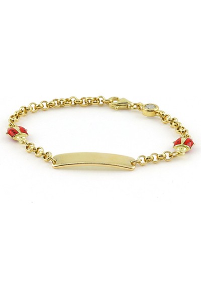 Altınkaynak 14 Ayar Isimli Çocuk Altın Bileklik