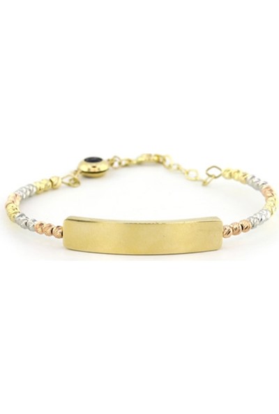 Altın Kaynak Store 14 Ayar Isimli Çocuk Altın Bileklik