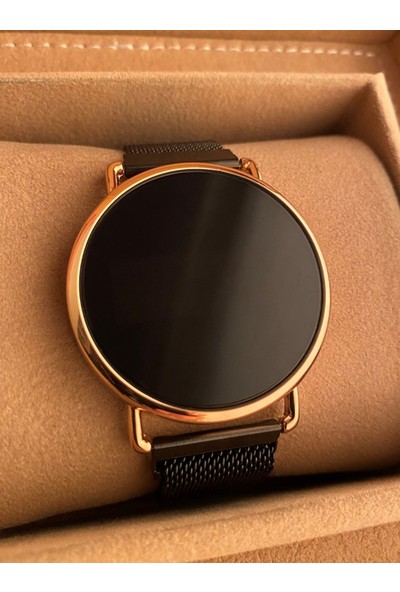 Leerybee Yeni Sezon Unisex Dokunmatik Mıknatıslı Kol Saati