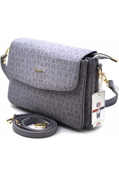 Just Polo 3 Bölmeli Kadın El ve Omuz Çantası