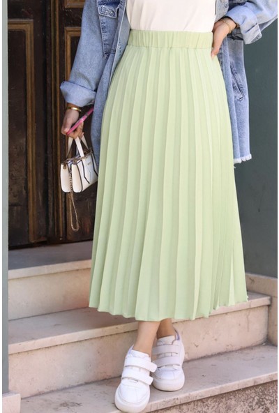 İkoll Piliseli Ayrobin Etek-Su Yeşili