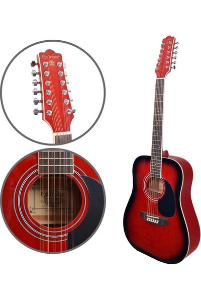 Strongart Gitar Akustik Extreme XA12RB