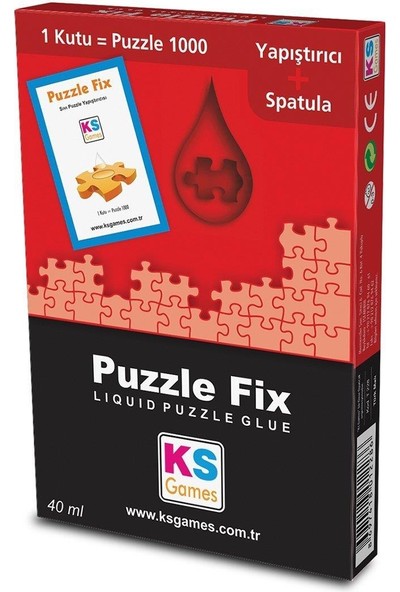 KS Games Ks Puzzle 228KS Puzzle Fix / Yapıştırıcı + Spatula
