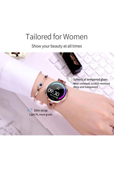 Extreme Akıllı Kadın Kol Saati Su Geçirmez SmartGold