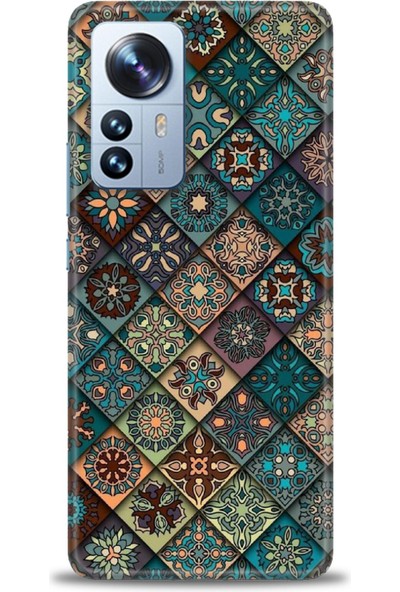 Xiaomi Mi 12 Kılıf Hd Baskılı Kılıf - Mat Mandala