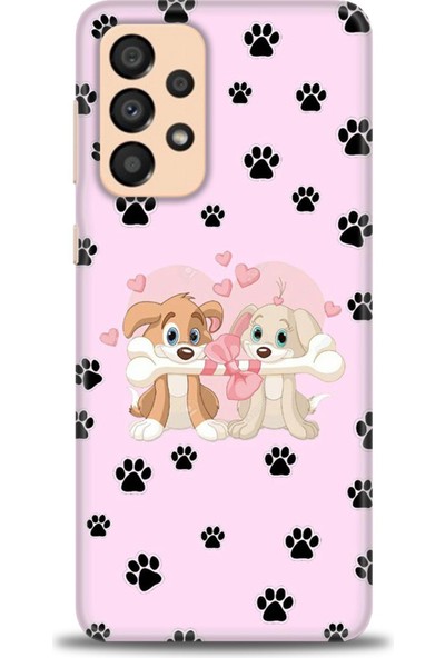 Samsung Galaxy A33 5g Kılıf Hd Baskılı Kılıf - Köpek Aşkı