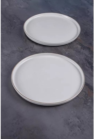 Acar Nordic 6lı Seramik Servis Tabak - 23,5 cm MST243