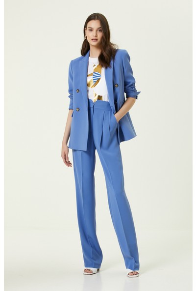 Regular Fit Mavi Pantolon
