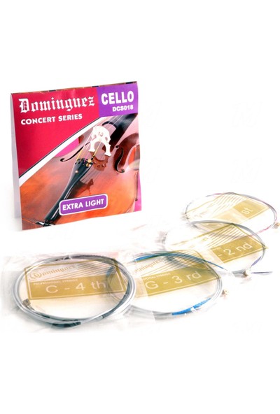 Dominguez Çello Teli Takım Dominguez DCS018 Dominguez Çello Teli Takım Dominguez DCS018