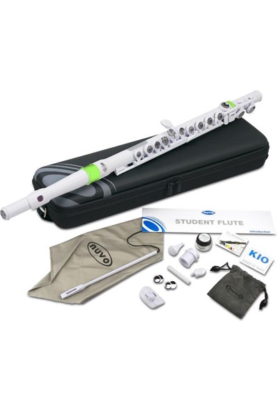 Nuvo Yan Flüt Nuvo Okul Set Beyaz/yeşil N210SFGN Nuvo Yan Flüt Nuvo Okul Set Beyaz/yeşil N210SFGN