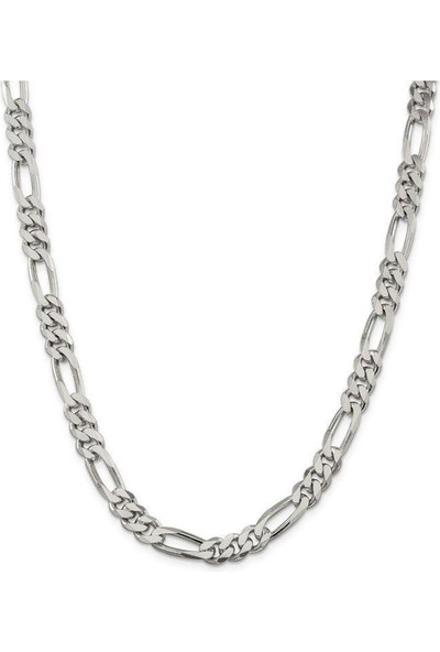 Encili Silver 925 Ayar Gümüş Erkek Figaro Zincir Kolye 65 cm Encili Silver 925 Ayar Gümüş Erkek Figaro Zincir Kolye 65 cm