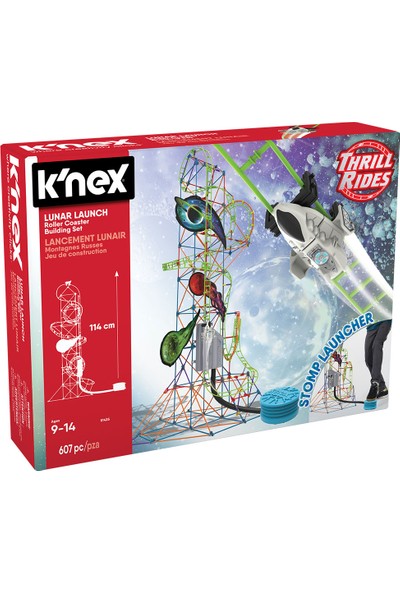 K'nex Lunar Launch Roller Coaster Set 51425 (Motorlu)