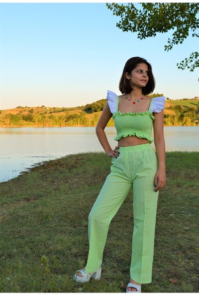 Pöti Kare Keten Pantolon Pöti Kare Keten Pantolon