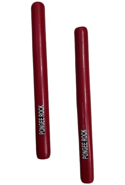 Ponge Rock 2 Adet Ahşap Ritim Çubuk Seti Kırmızı ( 1 Çift ) Ritim Çubuğu
