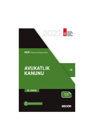 Avukatlık Kanunu (Ciltli) Avukatlık Kanunu (Ciltli)